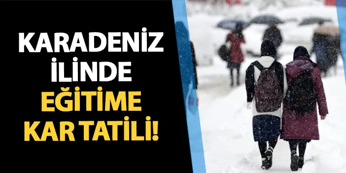 Samsun'da yarın okul var mı? Tatil mi? Valilik açıklama son dakika ...