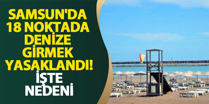 Samsun'da 18 noktada denize girmek yasaklandı! İşte nedeni | Haber61 ...