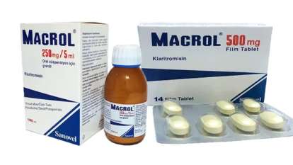 Macrol 500 mg nedir? Ne için kullanılır, yan etkileri nelerdir ...